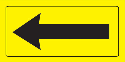 Sinalização de Trânsito - Sentido Único