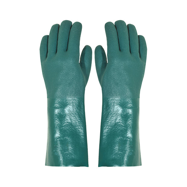 Luva de PVC Com Forro Palma Áspera
