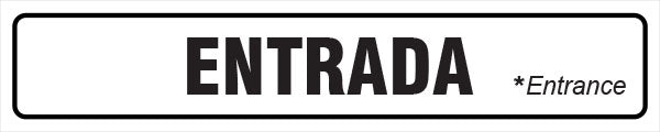 Sinalização Indicativa - Entrada